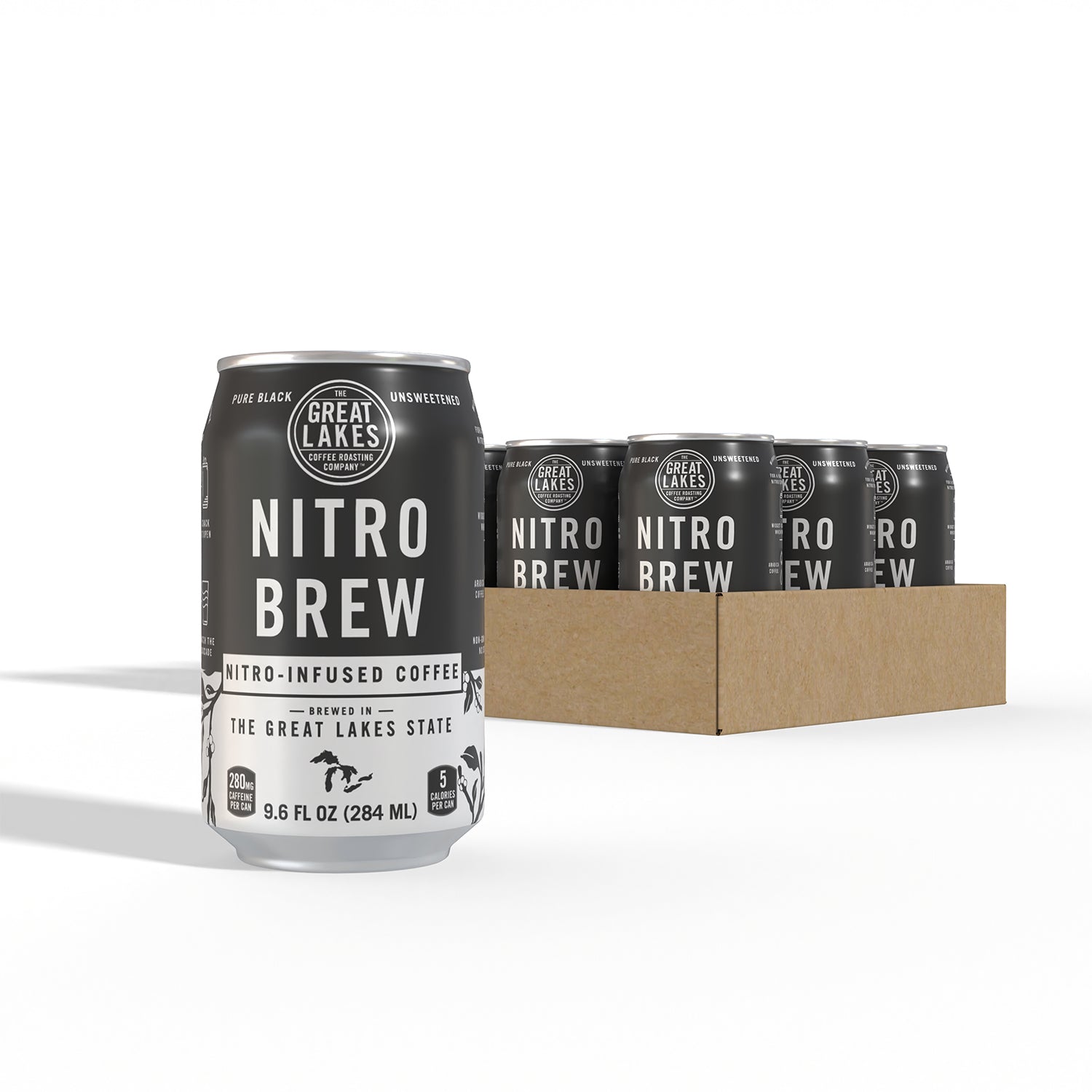 Nitro Brew 9.6oz Cans – Great Lakes Coffee Roasting Company